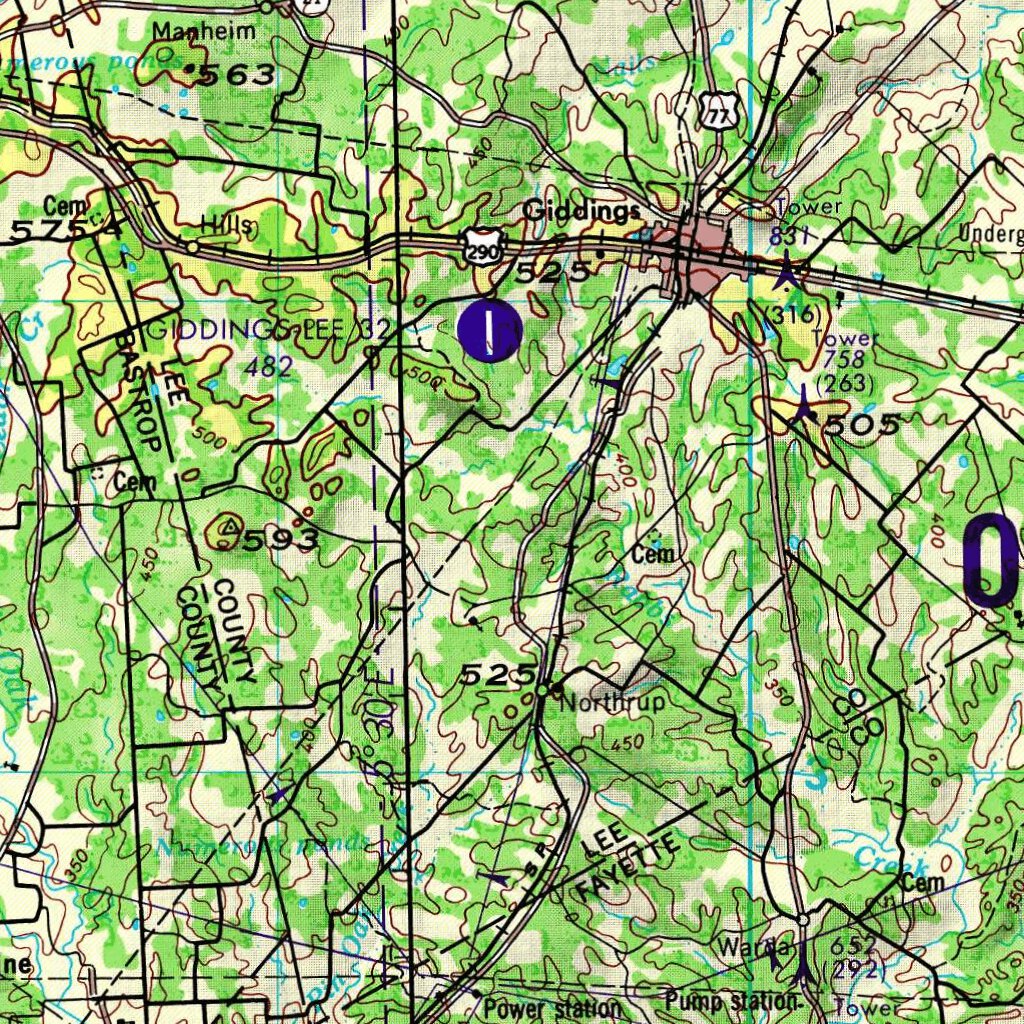 Austin, Texas, 1976, 5th edition of JOG Air NH-14-6 at 250000 scale Map ...