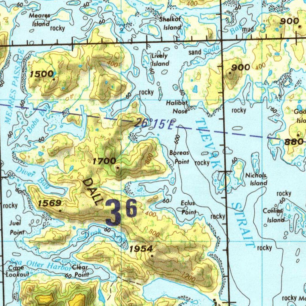 Craig, Alaska, 1980, 2nd edition of JOG Air NN-8-3 at 250000 scale Map ...