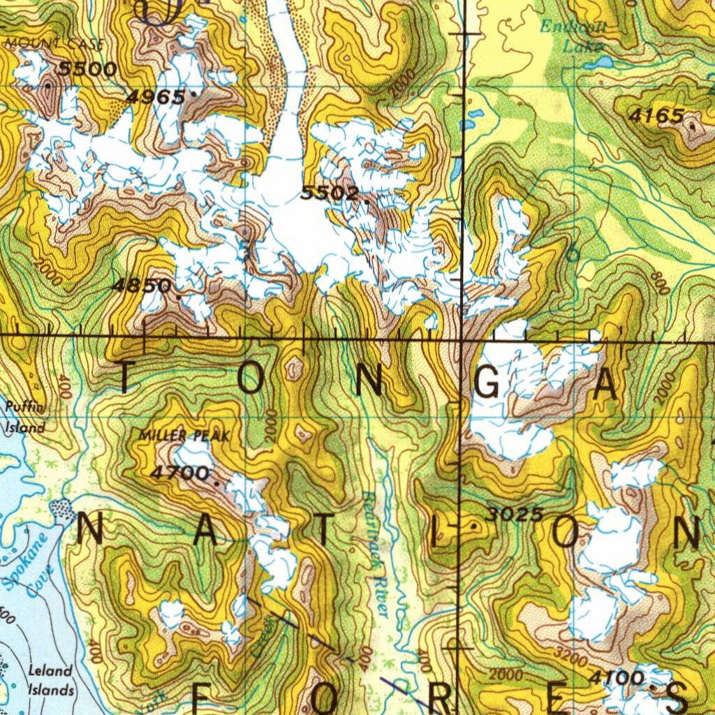 Juneau, 1973, 1st edition of JOG Air NO-8-5 at 250000 scale Map by ...