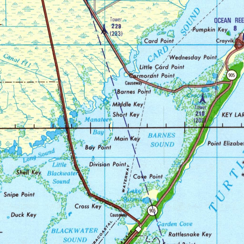 Miami, 1981, 2nd edition of JOG Air NG-17-8 at 250000 scale Map by ...