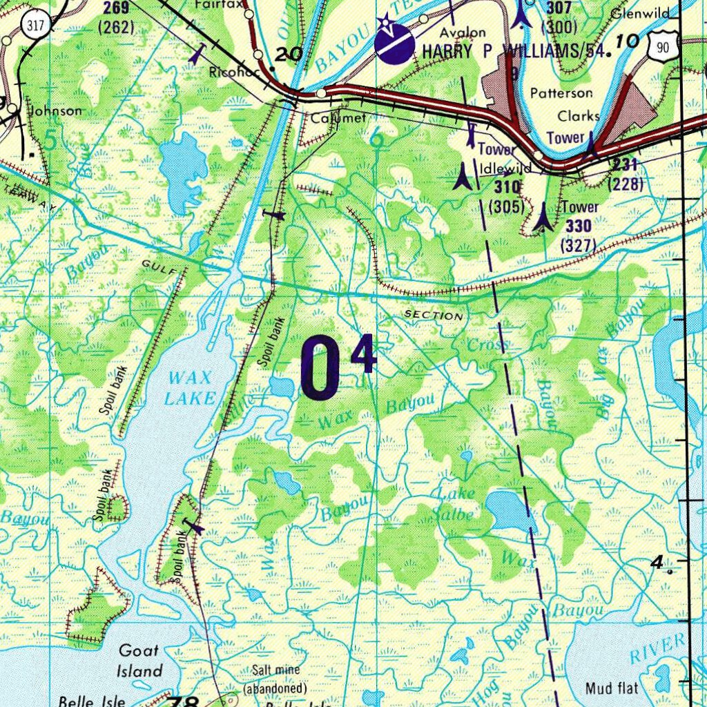 New Orleans, 1982, 2nd edition of JOG Air NH-15-9 at 250000 scale Map ...