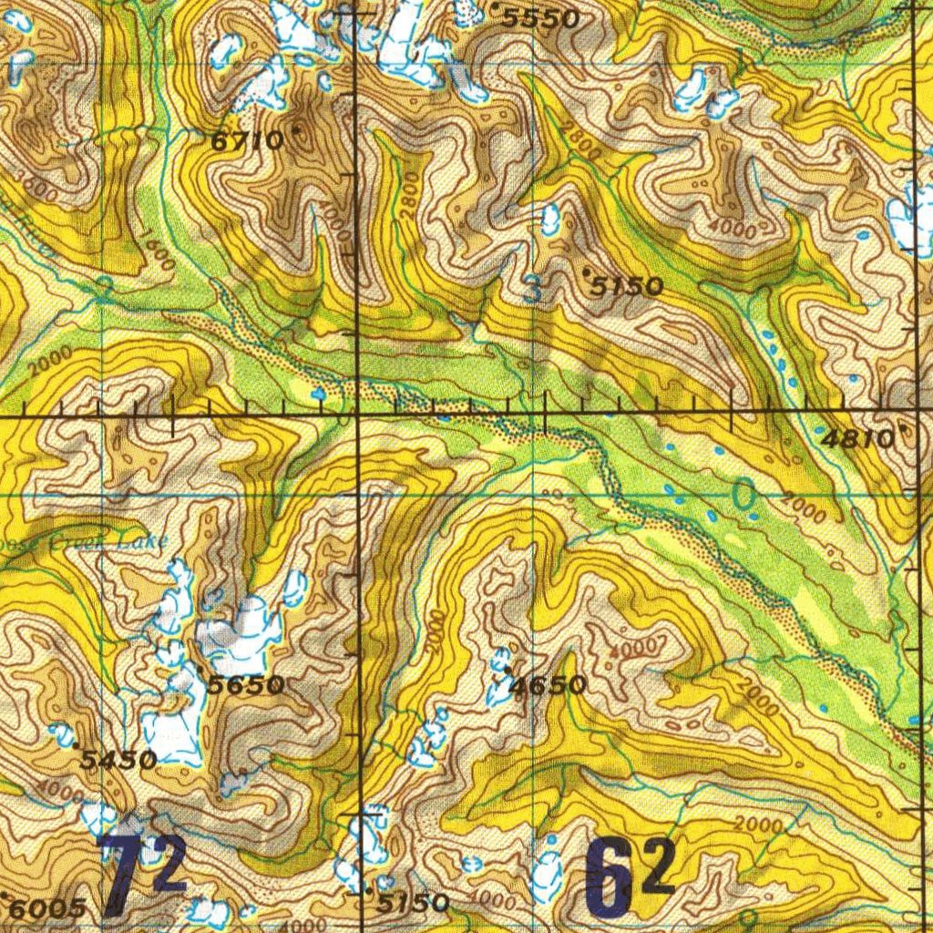 Talkeetna, 1986, 3rd edition of JOG Air NP-5,6-6 at 250000 scale Map by ...