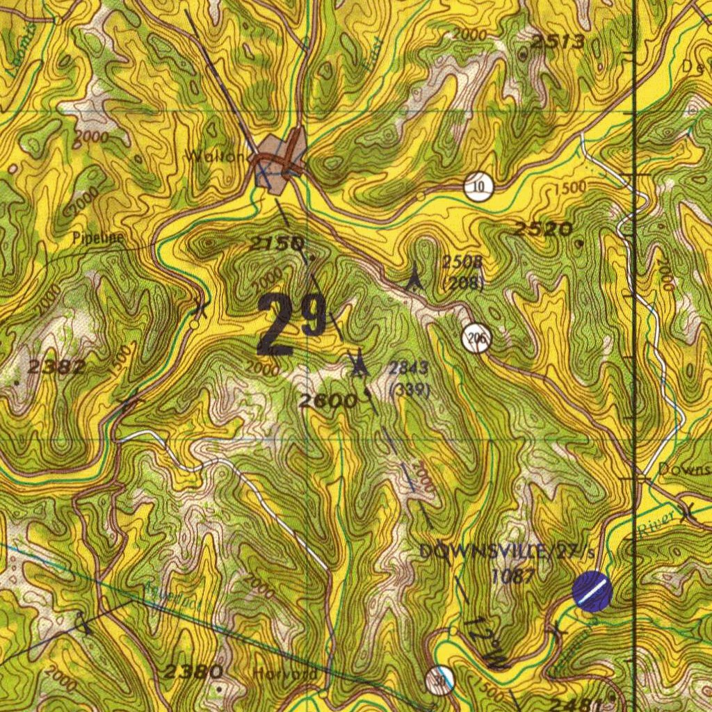 Binghamton, 1980, 2nd edition of JOG Air NK-18-5 at 250000 scale Map by ...