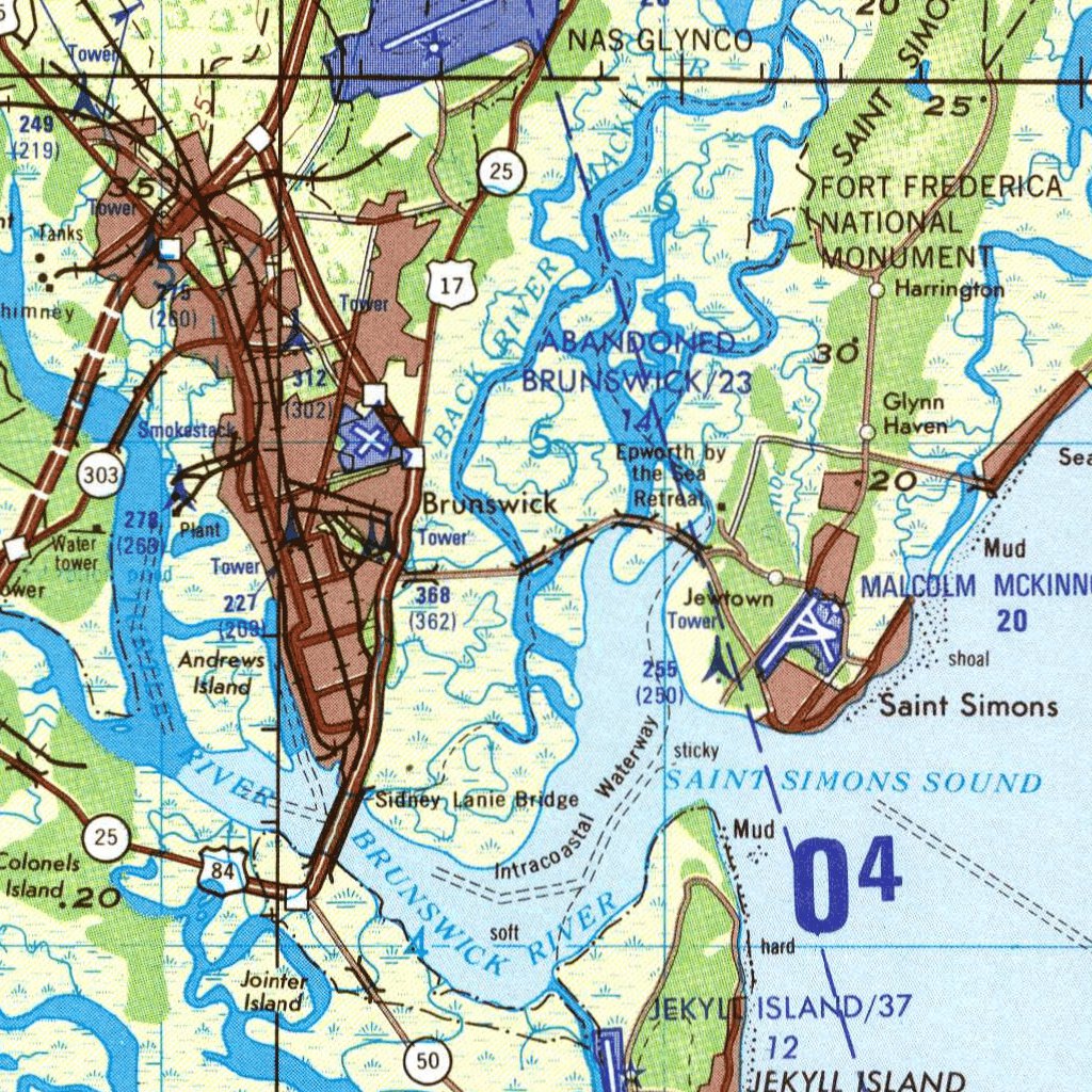 Brunswick, 1982, 3rd edition of JOG Air NH-17-2 at 250000 scale Map by ...