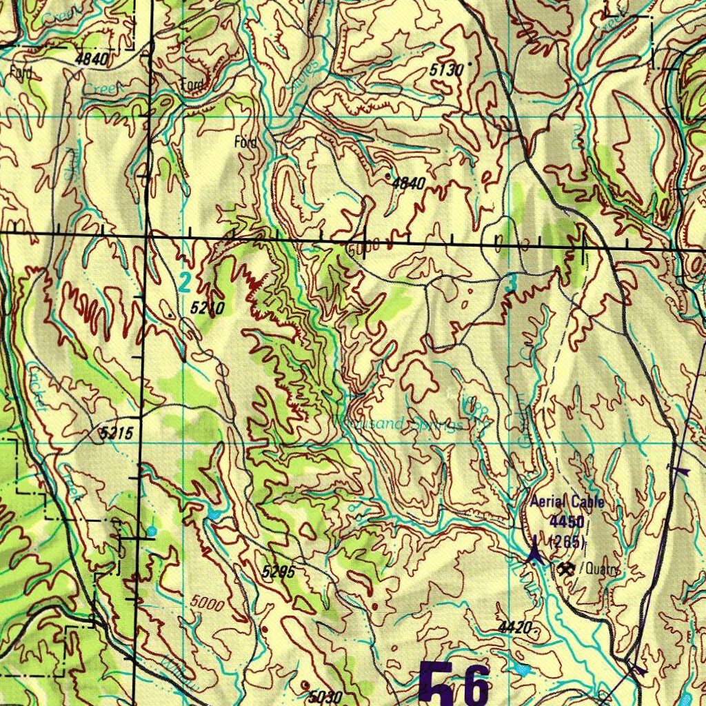 Burns, 1986, 1st edition of JOG Air NK-11-1 at 250000 scale Map by ...