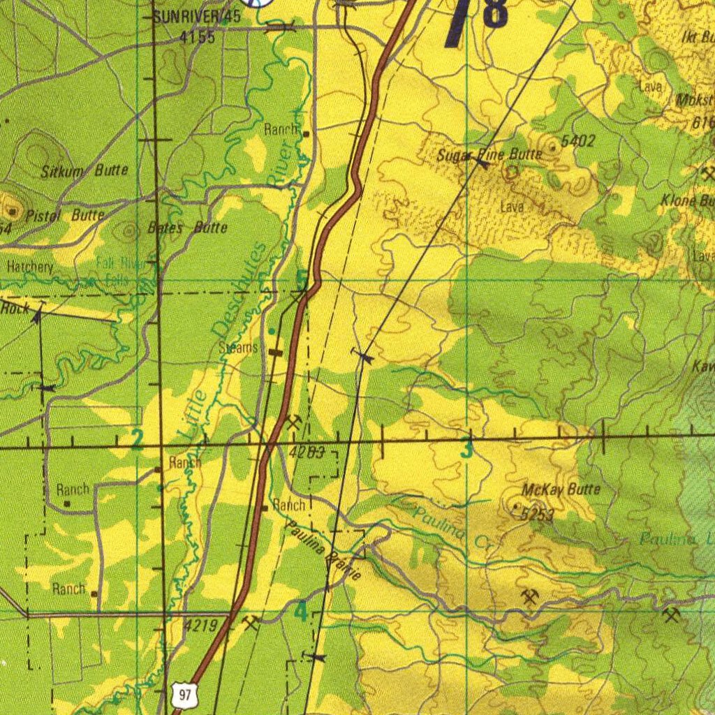 Crescent, 1984, 1st edition of JOG Air NK-10-3 at 250000 scale Map by ...