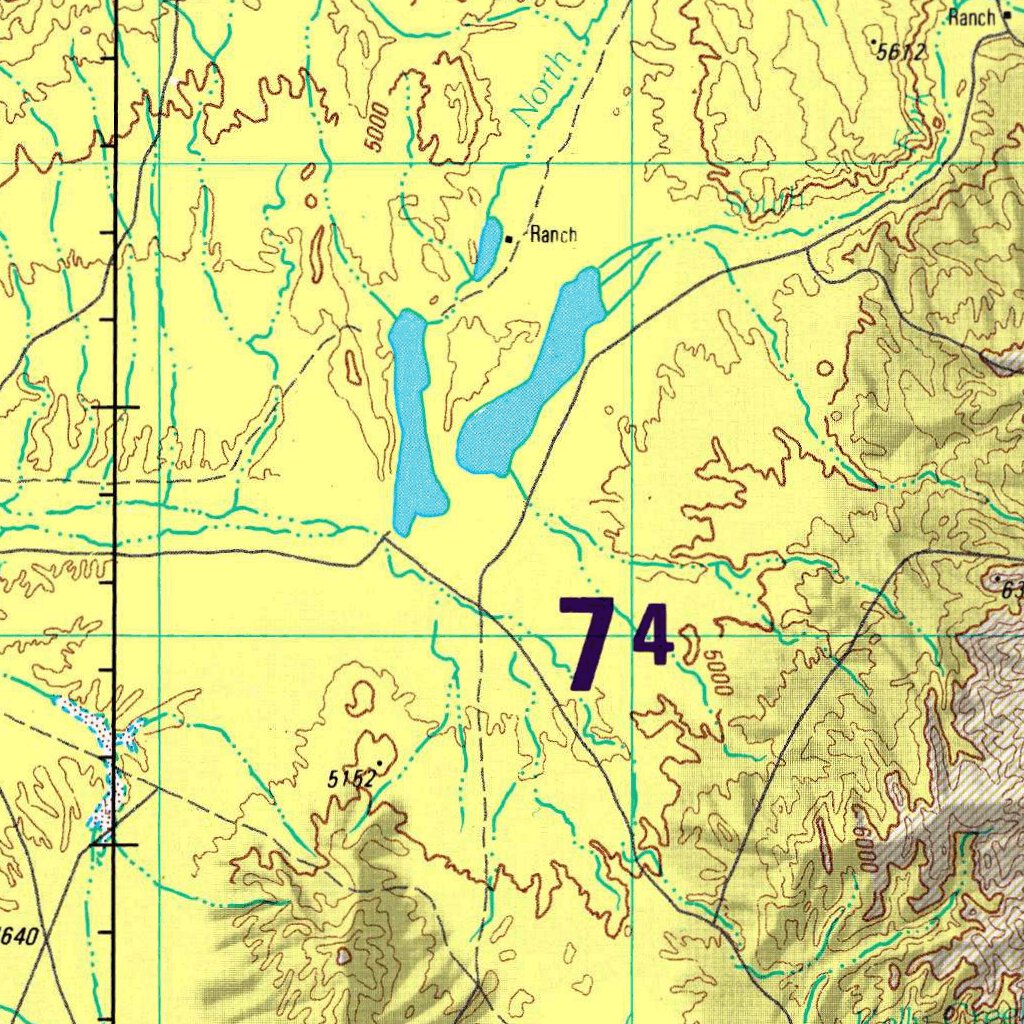 McDermitt, 1986, 1st edition of JOG Air NK-11-8 at 250000 scale Map by ...