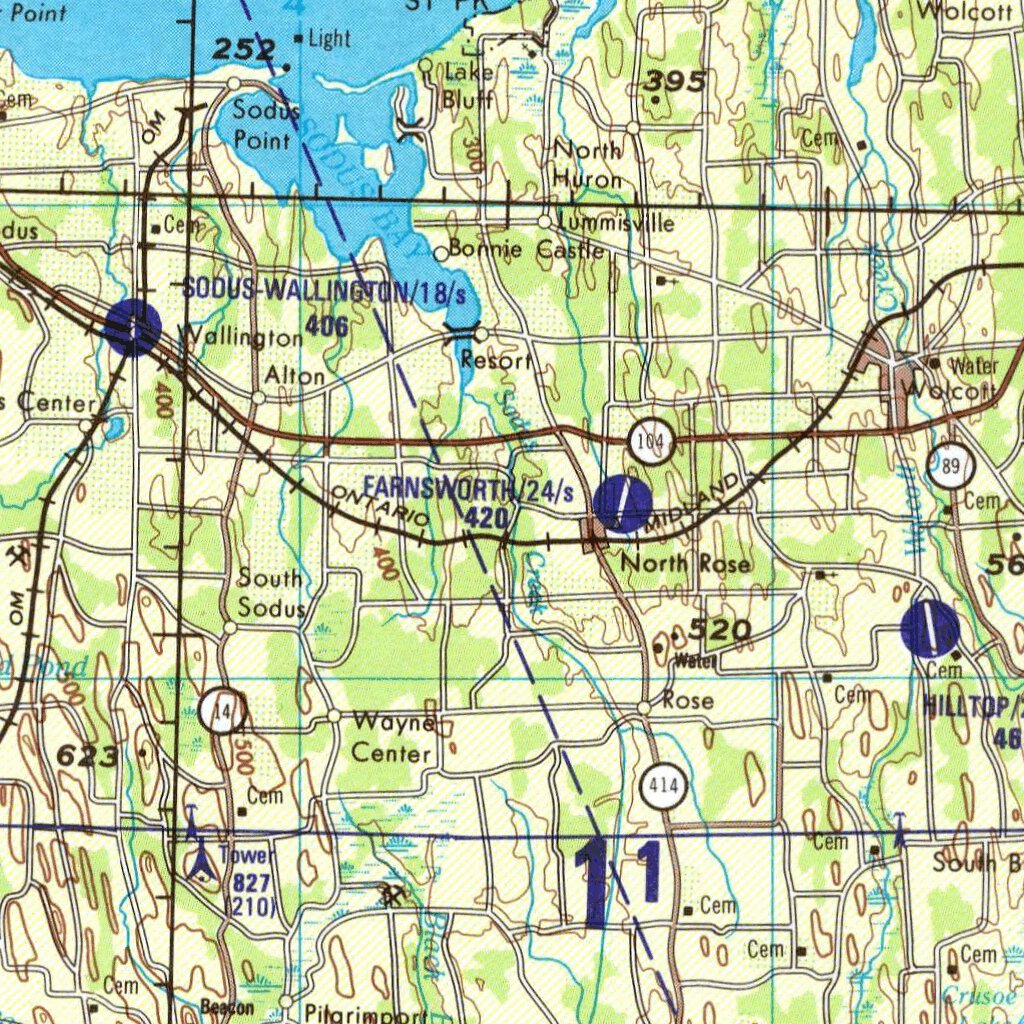 Rochester, 1985, 2nd edition of JOG Air NK-18-1 at 250000 scale Map by ...