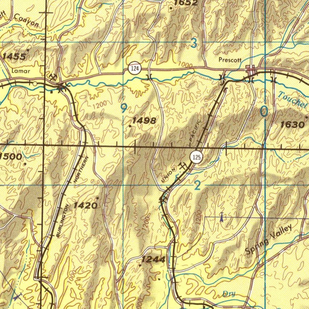 Walla Walla, 1980, 2nd edition of JOG Air NL-11-4 at 250000 scale Map ...