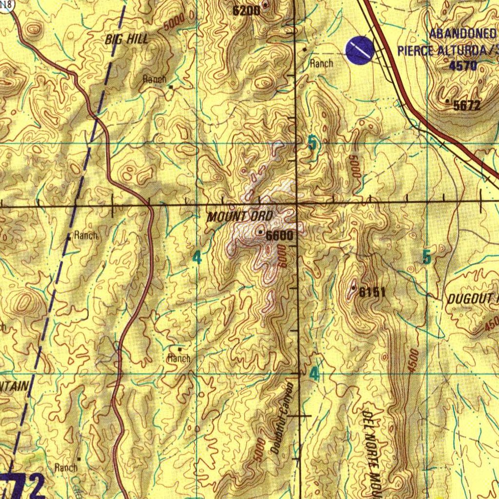 Fort Stockton, 1991, 4th edition of JOG Air NH-13-6 at 250000 scale Map ...