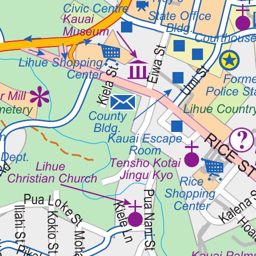Lihue 1:22,000 - ITMB Map by ITMB Publishing Ltd. | Avenza Maps