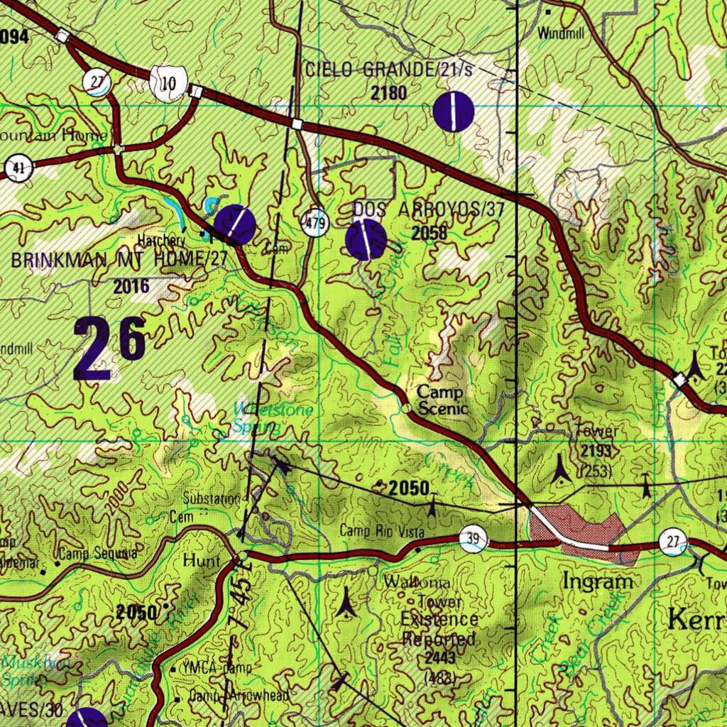 Llano, 1989, 7th edition of JOG Air NH-14-5 at 250000 scale Map by ...