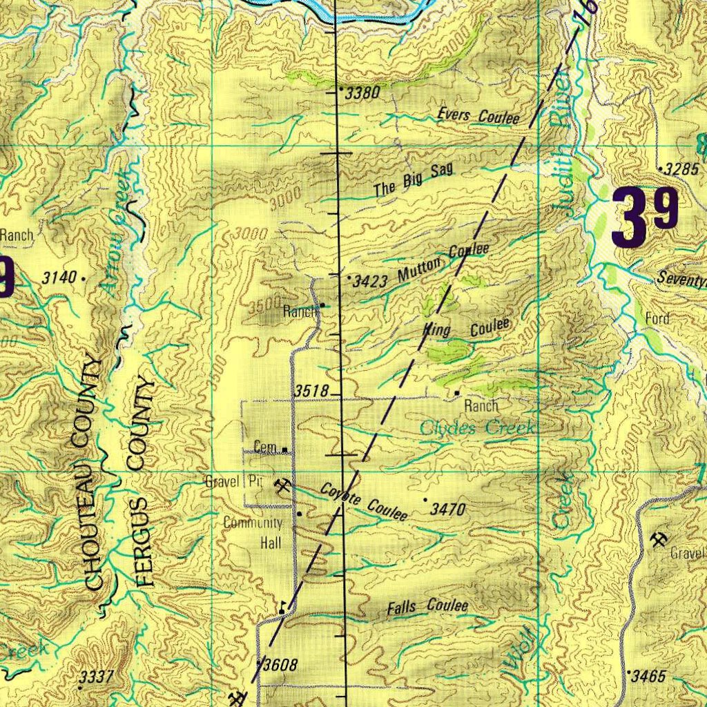 Lewistown, 1992, 1st edition of JOG Air NL-12-3 at 250000 scale Map by ...