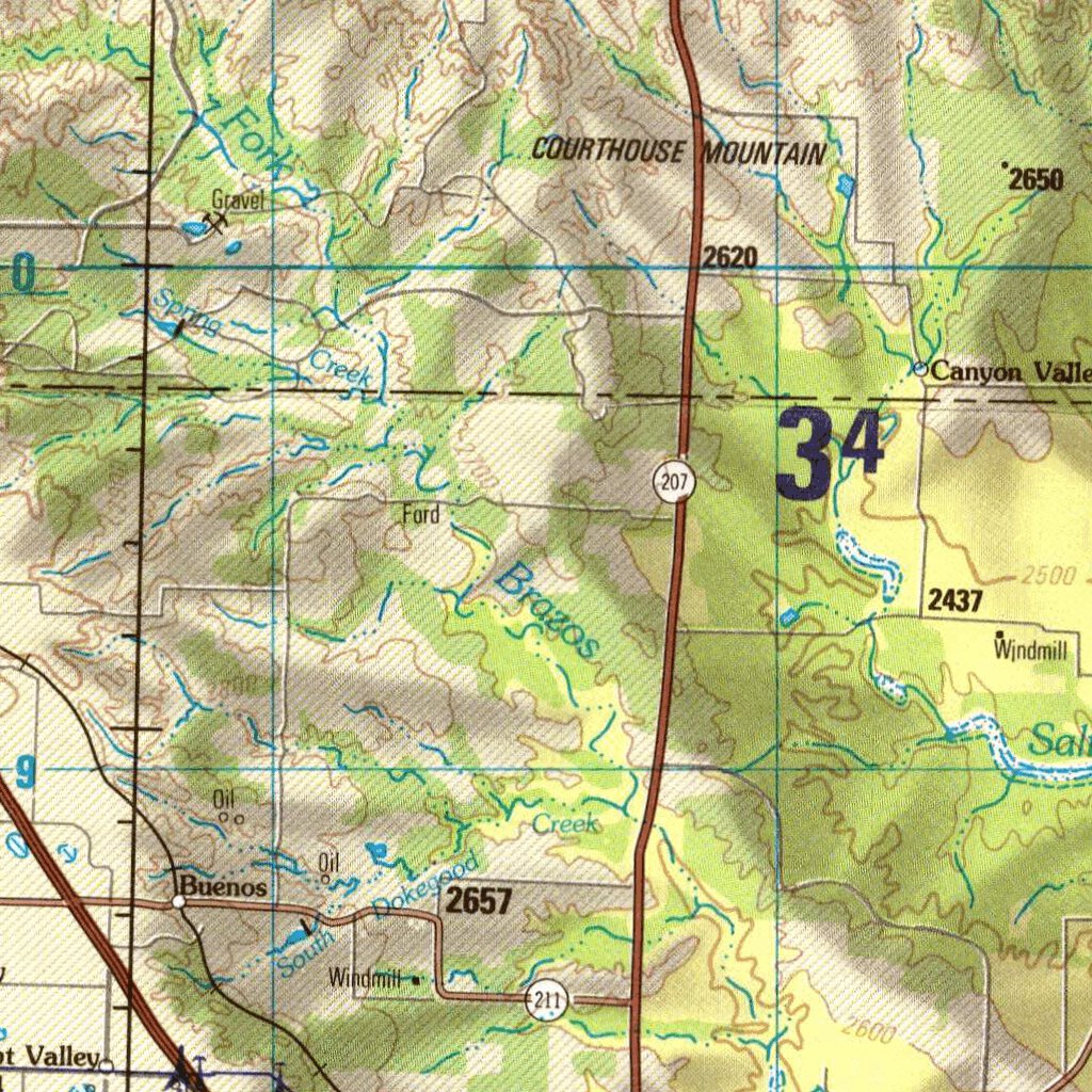 Lubbock, 1989, 2nd edition of JOG Air NI-14-7 at 250000 scale Map by ...