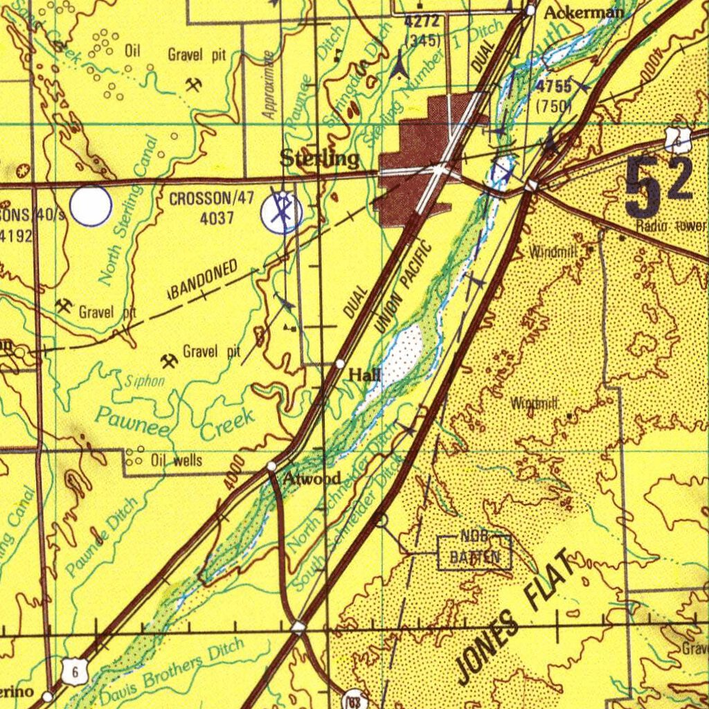 Sterling, 1984, 1st edition of JOG Air NK-13-12 at 250000 scale Map by ...
