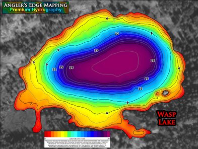 AEM Wasp Lake Map by Angler's Edge Mapping | Avenza Maps