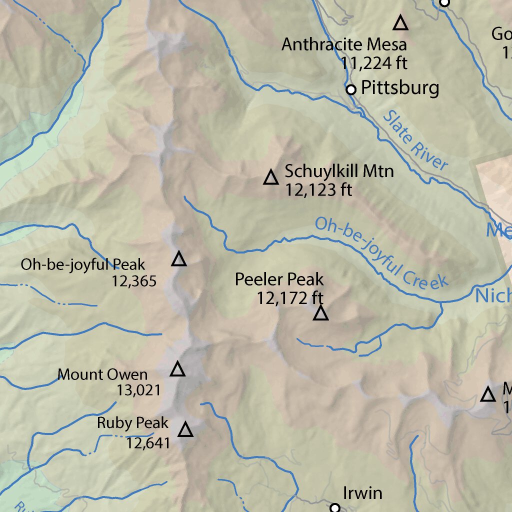 Taylor River Colorado Fishing Map- Fish Colorado by Map the Xperience ...