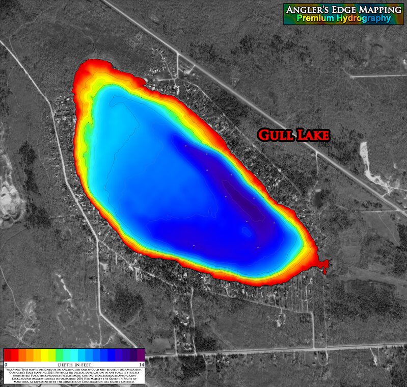 AEM Gull Lake Map by Angler's Edge Mapping | Avenza Maps
