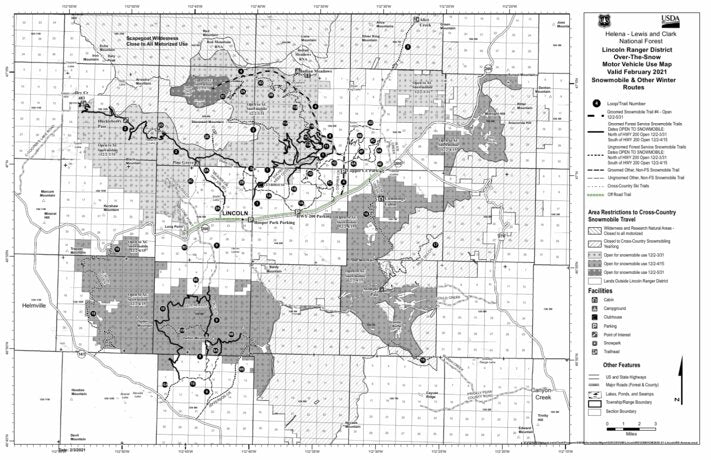 Helena - Lewis and Clark National Forest OSVUM Lincoln Ranger District ...