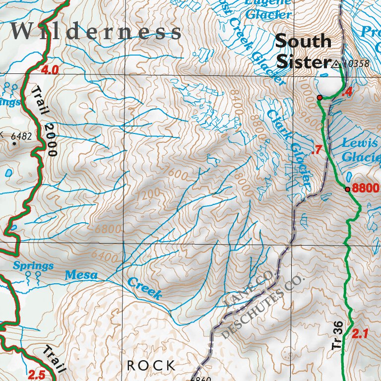621: Three Sisters, OR Map by Green Trails Maps, Inc. | Avenza Maps