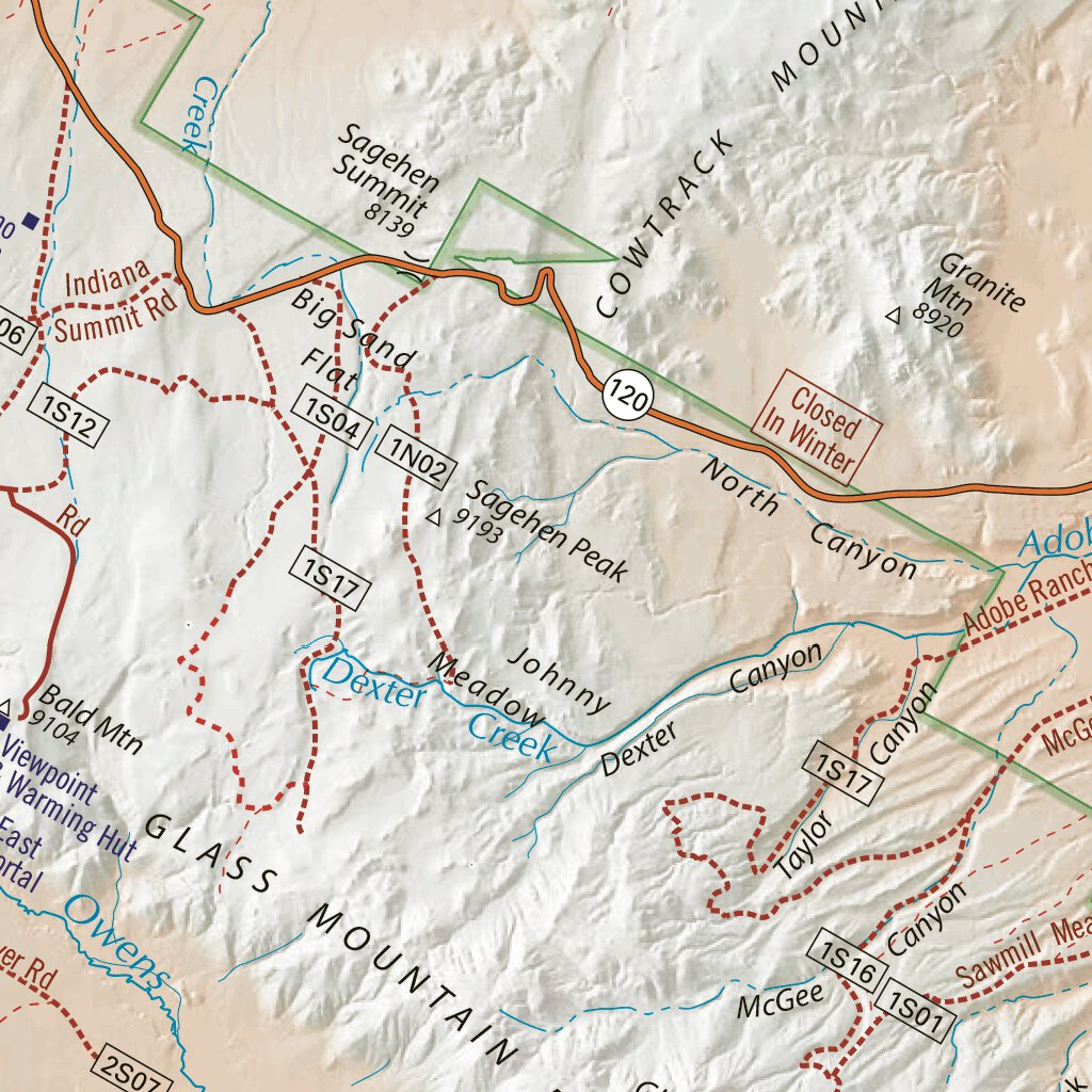 Highway 395 Map by East View Map Link | Avenza Maps
