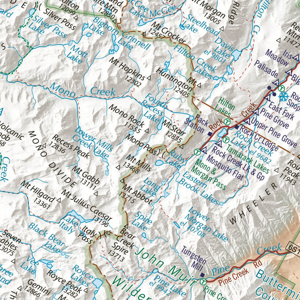 Highway 395 Map by East View Map Link | Avenza Maps