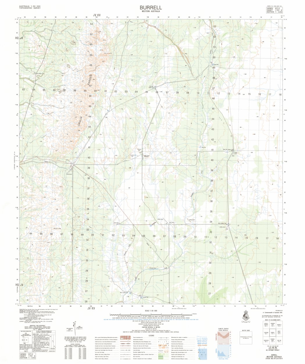 Burrell (1751-4) Map by Geoscience Australia | Avenza Maps