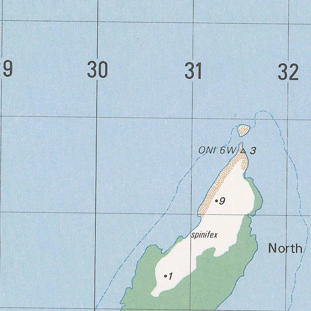 False Island (1955-2) Map by Geoscience Australia | Avenza Maps