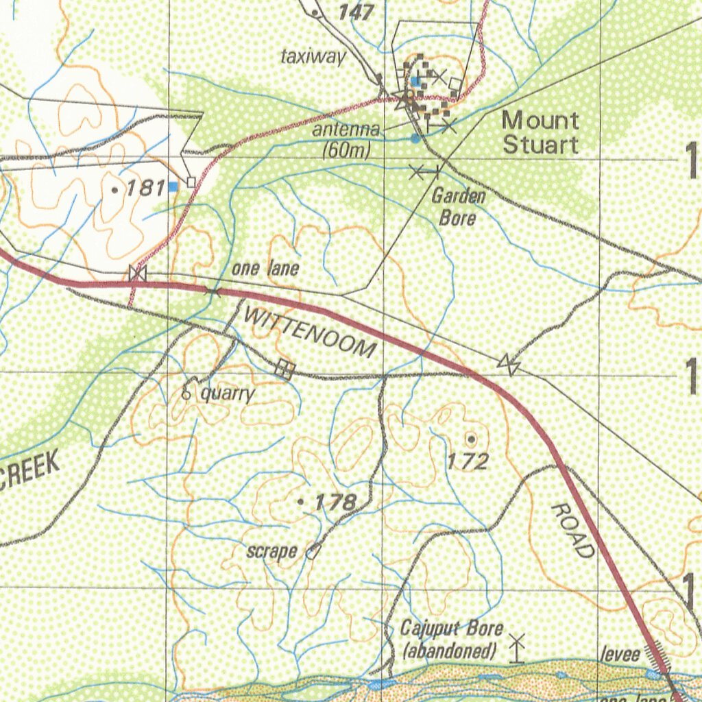 Mount Stuart (2153-3) Map by Geoscience Australia | Avenza Maps