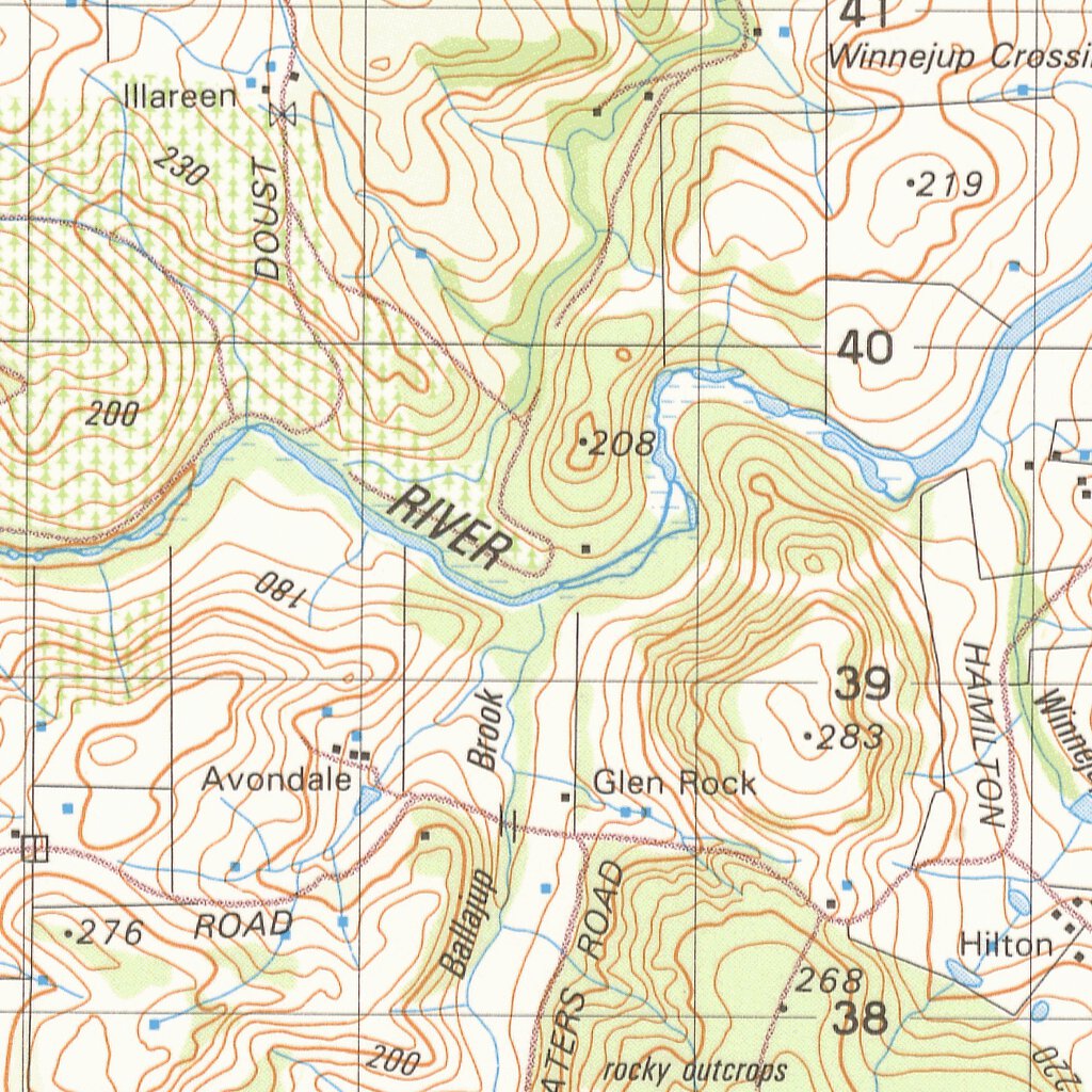 Boyup Brook (2130-2) Map by Geoscience Australia | Avenza Maps