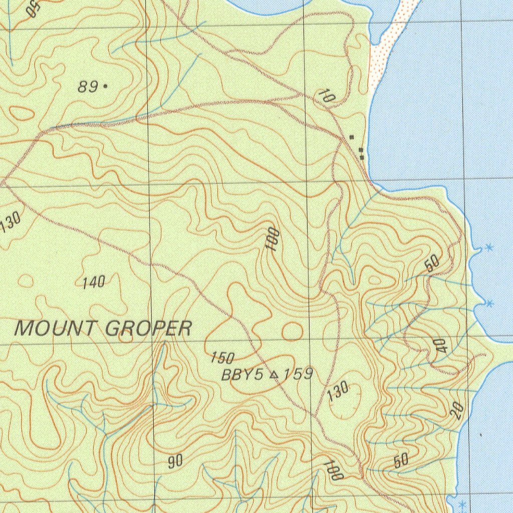 Mount Groper (2629-2) Map by Geoscience Australia | Avenza Maps
