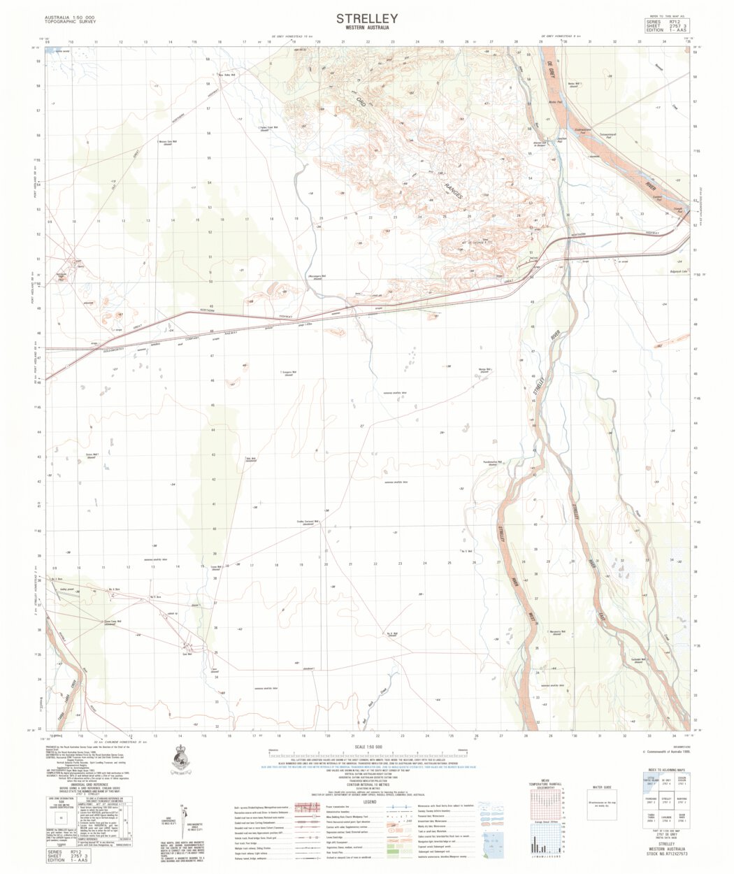Strelley (2757-3) Map by Geoscience Australia | Avenza Maps