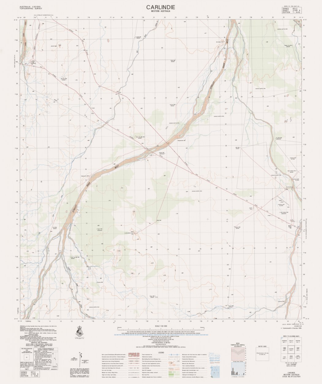 Carlindie (2756-4) Map by Geoscience Australia | Avenza Maps