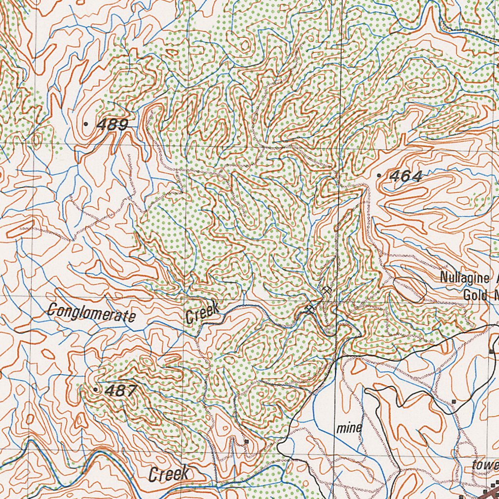 Nullagine (2954-3) Map by Geoscience Australia | Avenza Maps
