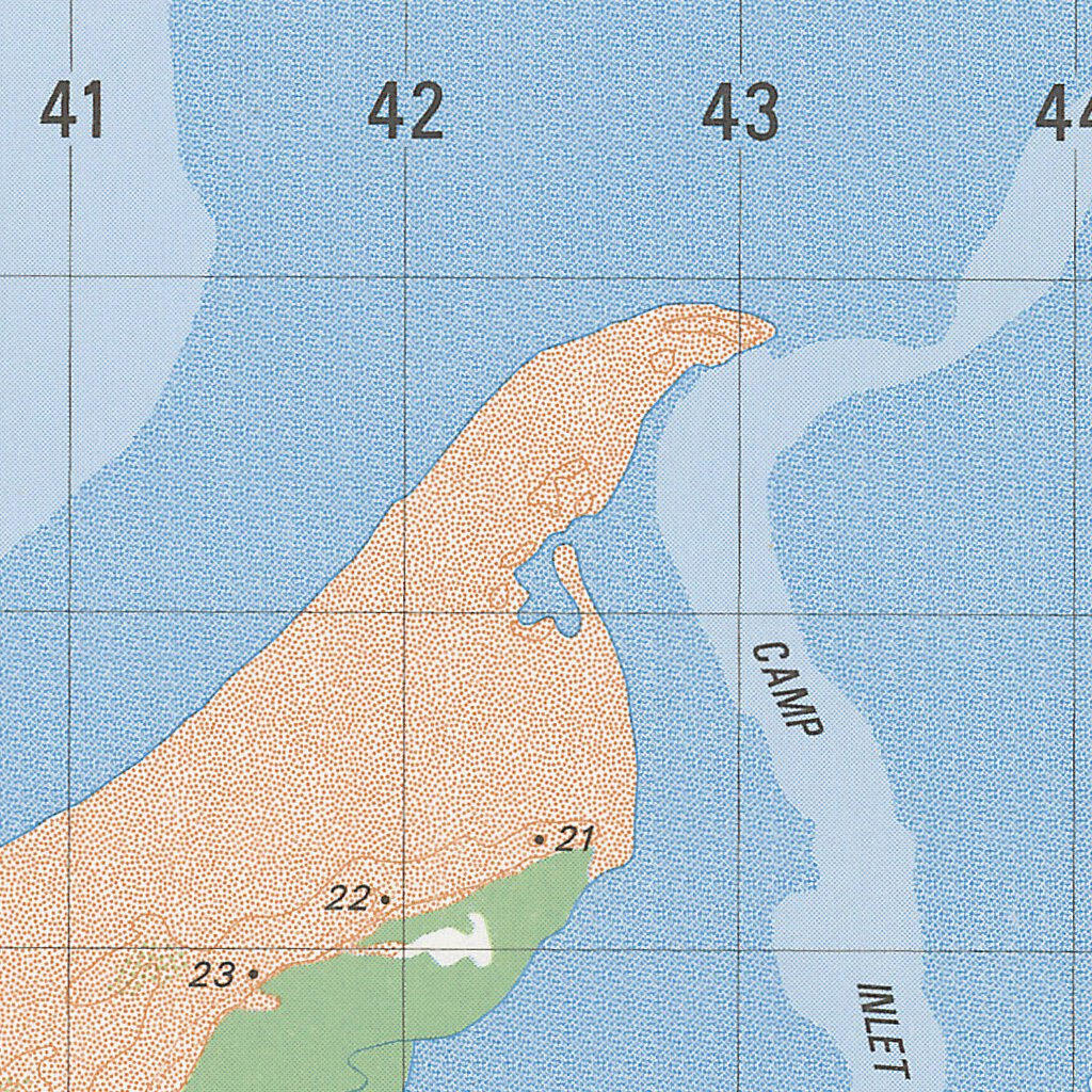 Camp Inlet (3364-2) Map by Geoscience Australia | Avenza Maps