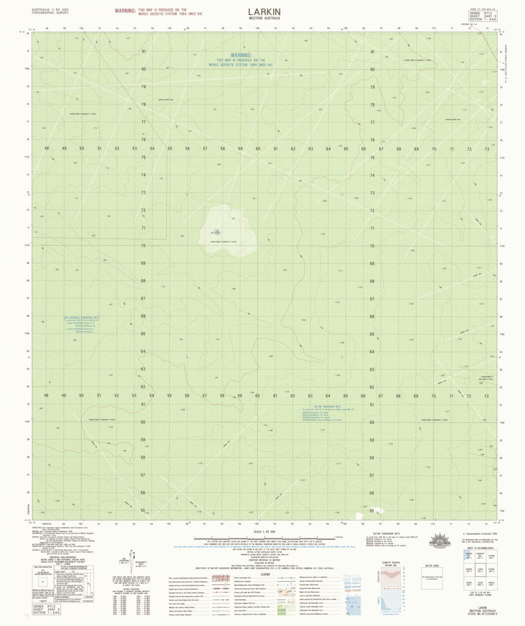 Larkin (3461-3) Map by Geoscience Australia | Avenza Maps