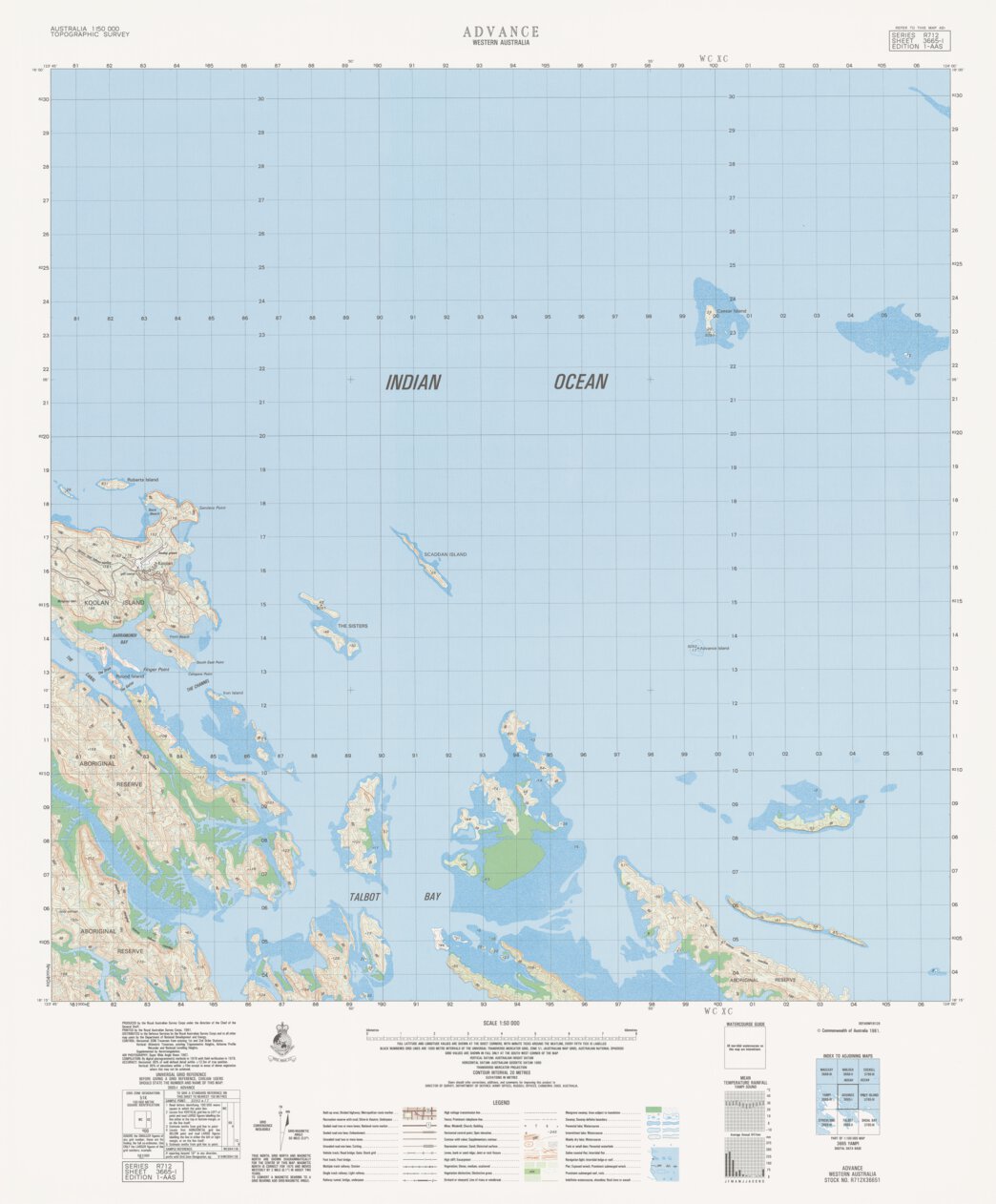 Advance (3665-1) Map by Geoscience Australia | Avenza Maps