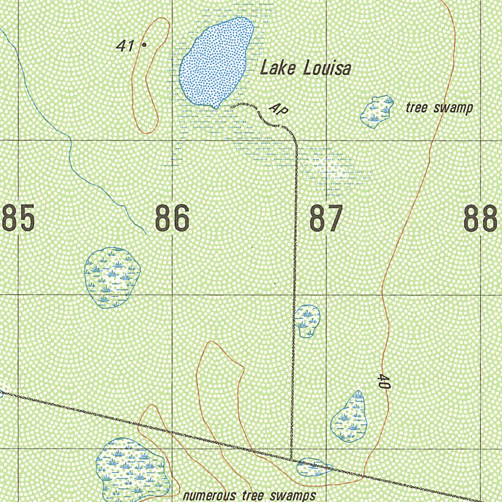 Louisa (3463-1) Map by Geoscience Australia | Avenza Maps