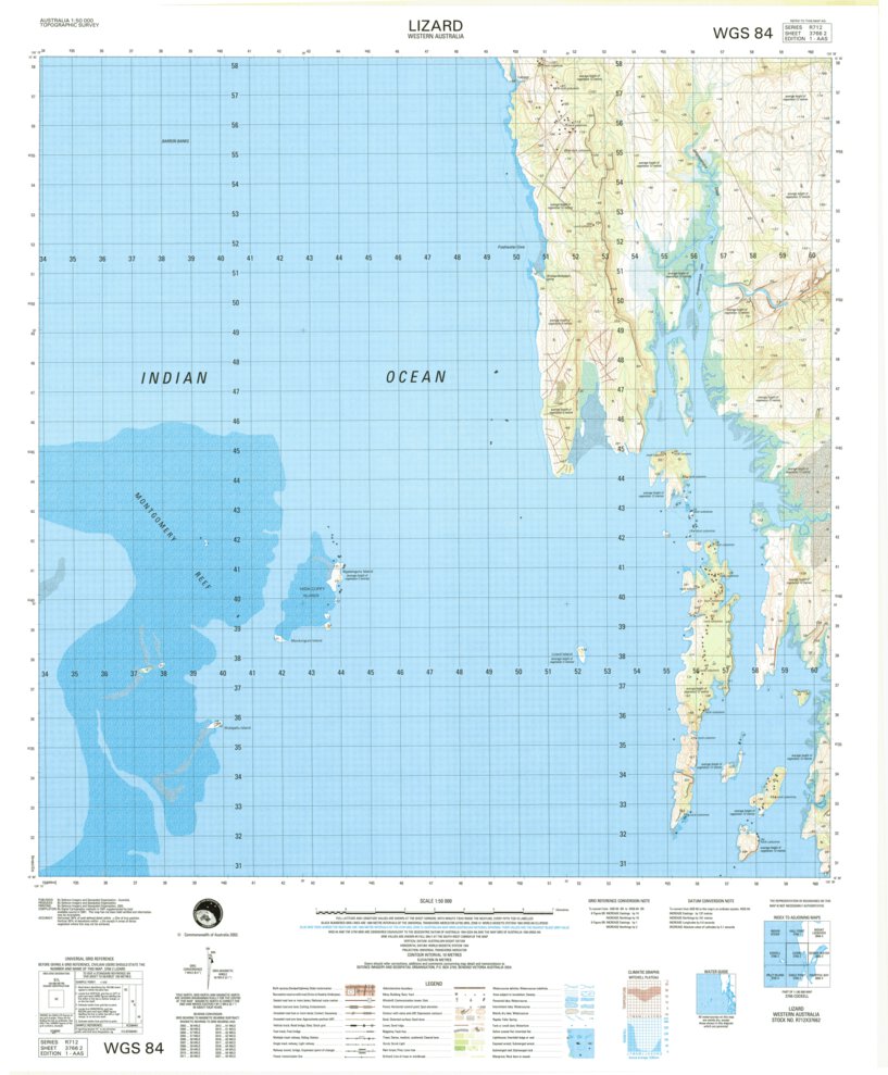 Lizard (3766-2) Map by Geoscience Australia | Avenza Maps