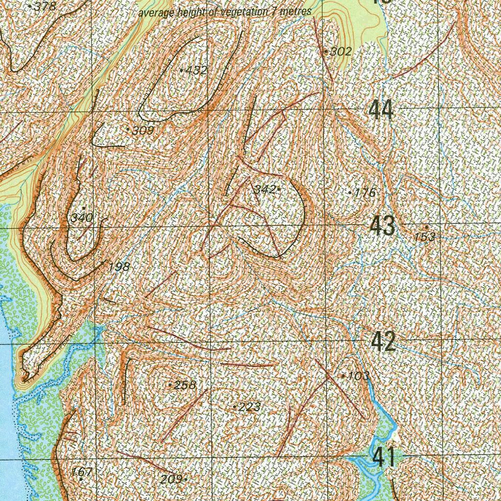 Manning Peak (3968-2) Map by Geoscience Australia | Avenza Maps