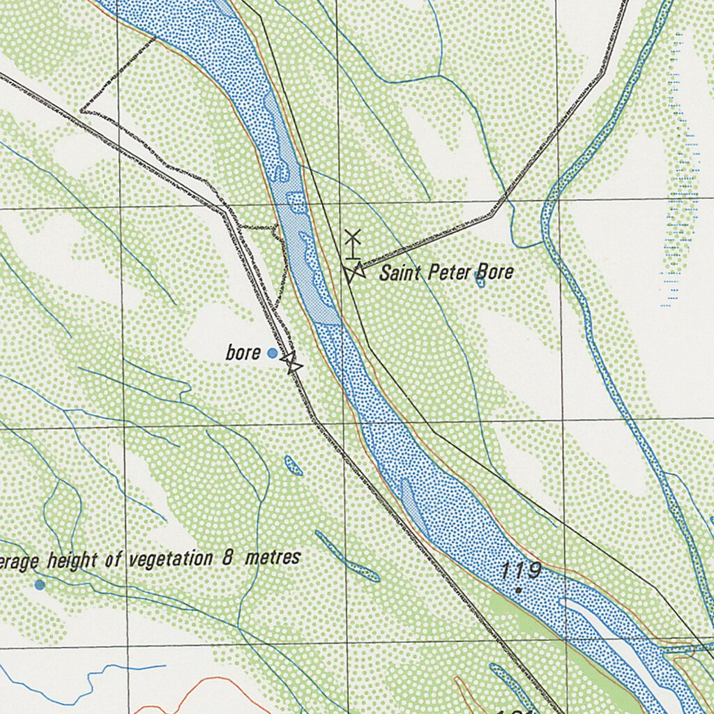Fossil Downs (4061-1) Map by Geoscience Australia | Avenza Maps