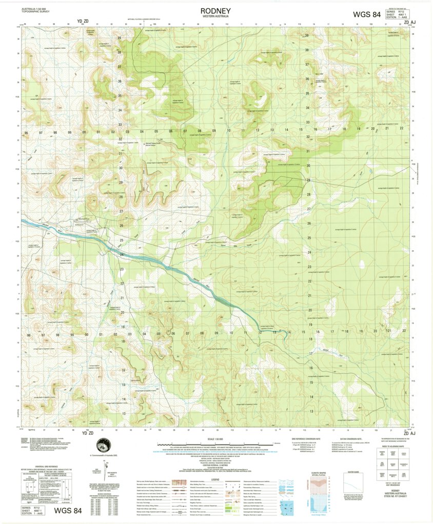 Rodney (4067-1) Map by Geoscience Australia | Avenza Maps