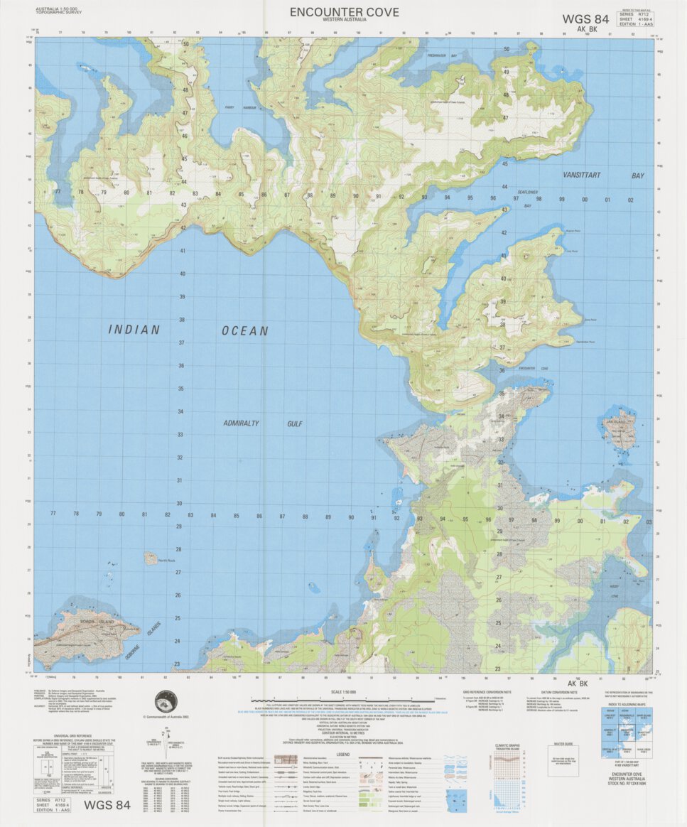 Encounter Cove (4169-4) Map by Geoscience Australia | Avenza Maps