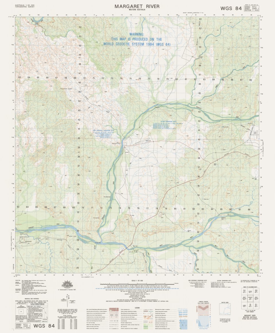 Margaret River (4260-1) Map by Geoscience Australia | Avenza Maps