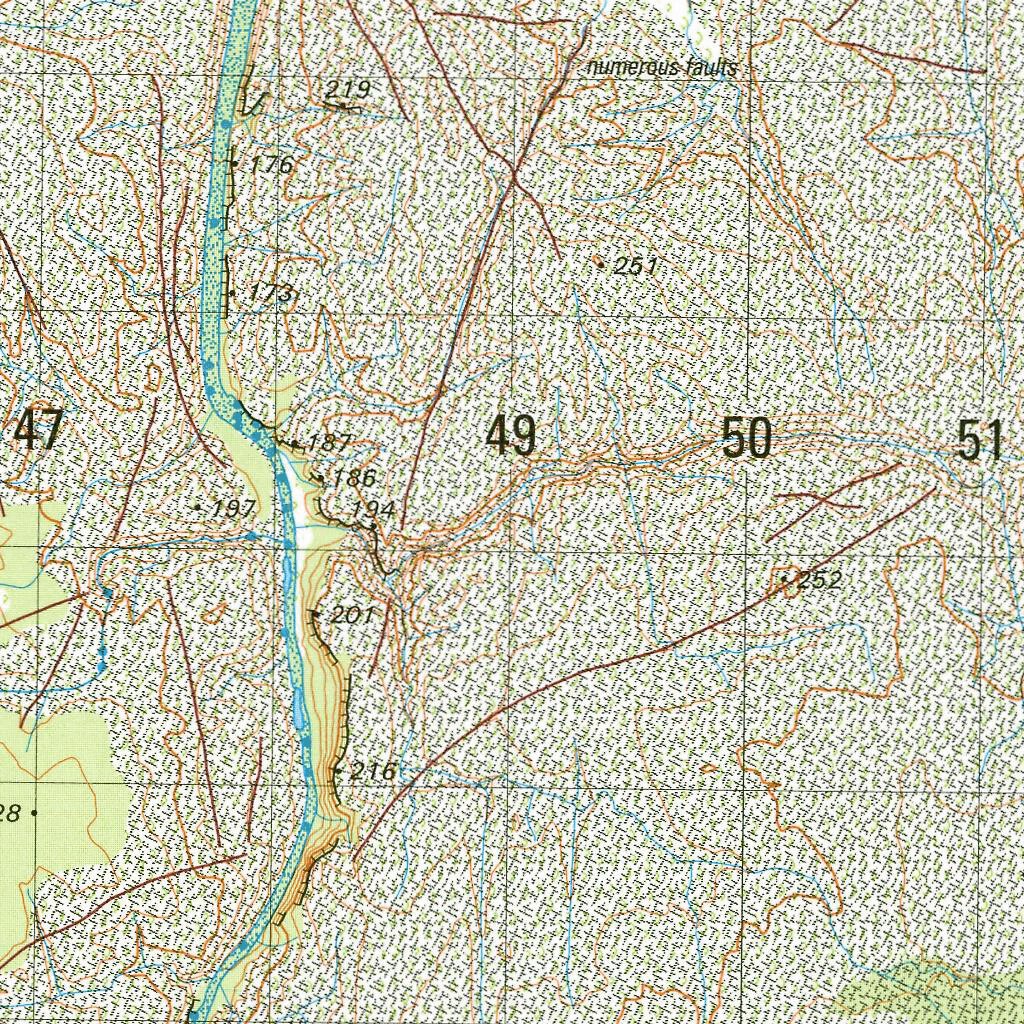 Mount Keating (4268-3) Map by Geoscience Australia | Avenza Maps