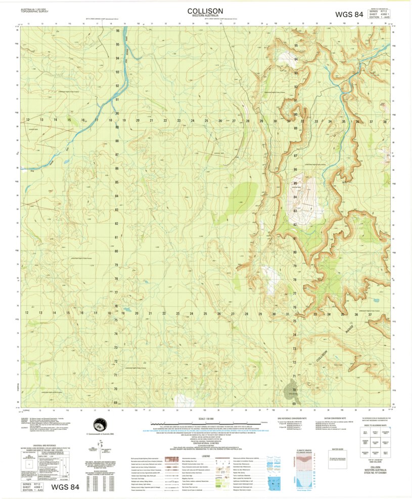 Collison (4368-1) Map by Geoscience Australia | Avenza Maps
