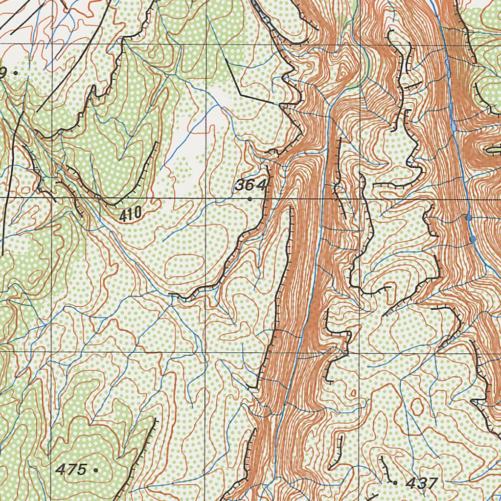 Neal Knob (4465-1) Map by Geoscience Australia | Avenza Maps