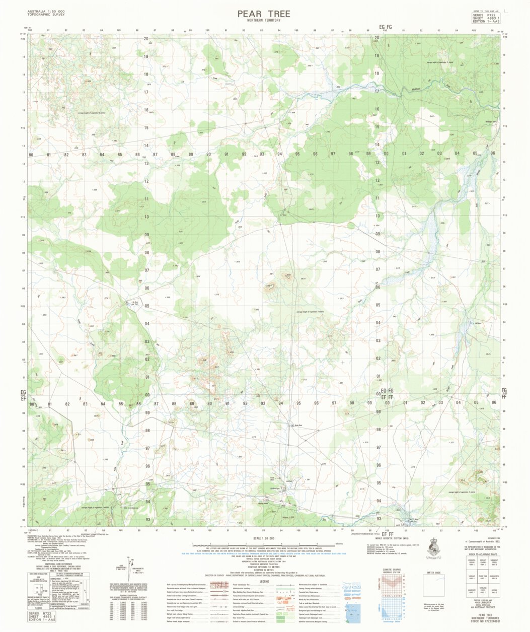 Pear Tree (4863-1) Map by Geoscience Australia | Avenza Maps