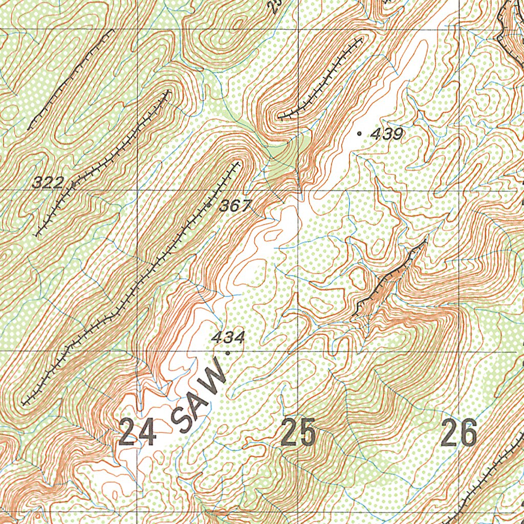 Cabbage Tree Creek (4565-1) Map by Geoscience Australia | Avenza Maps