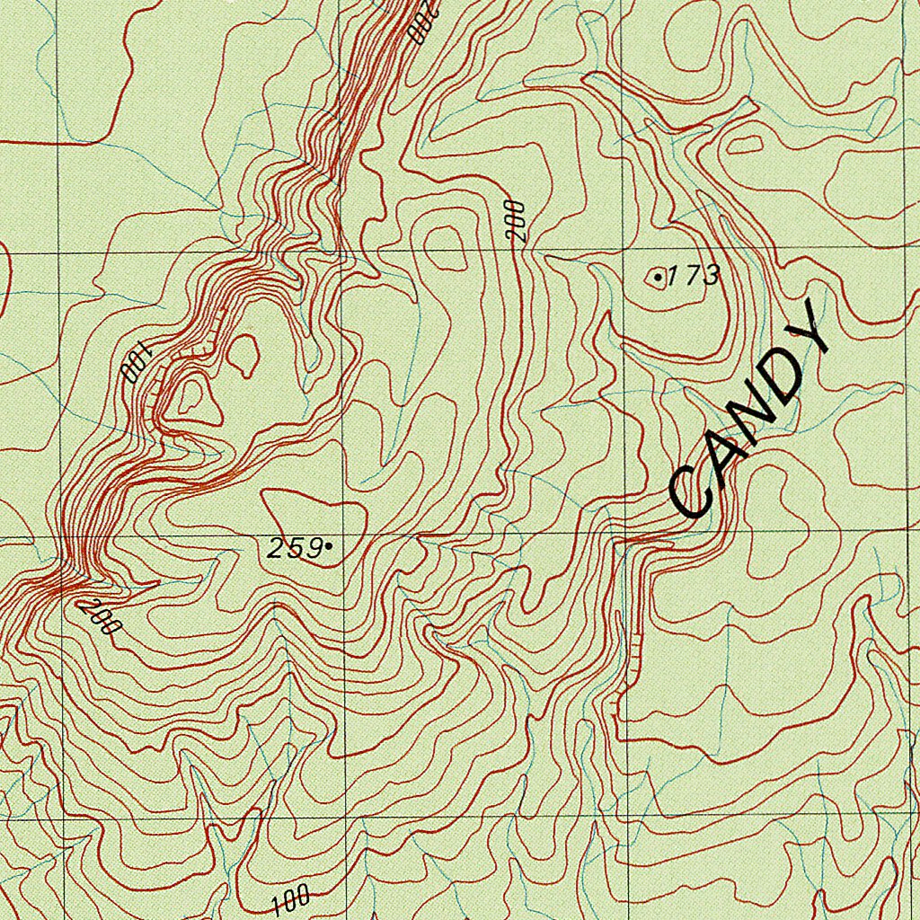 Rock Candy Range (5070-2) Map by Geoscience Australia | Avenza Maps